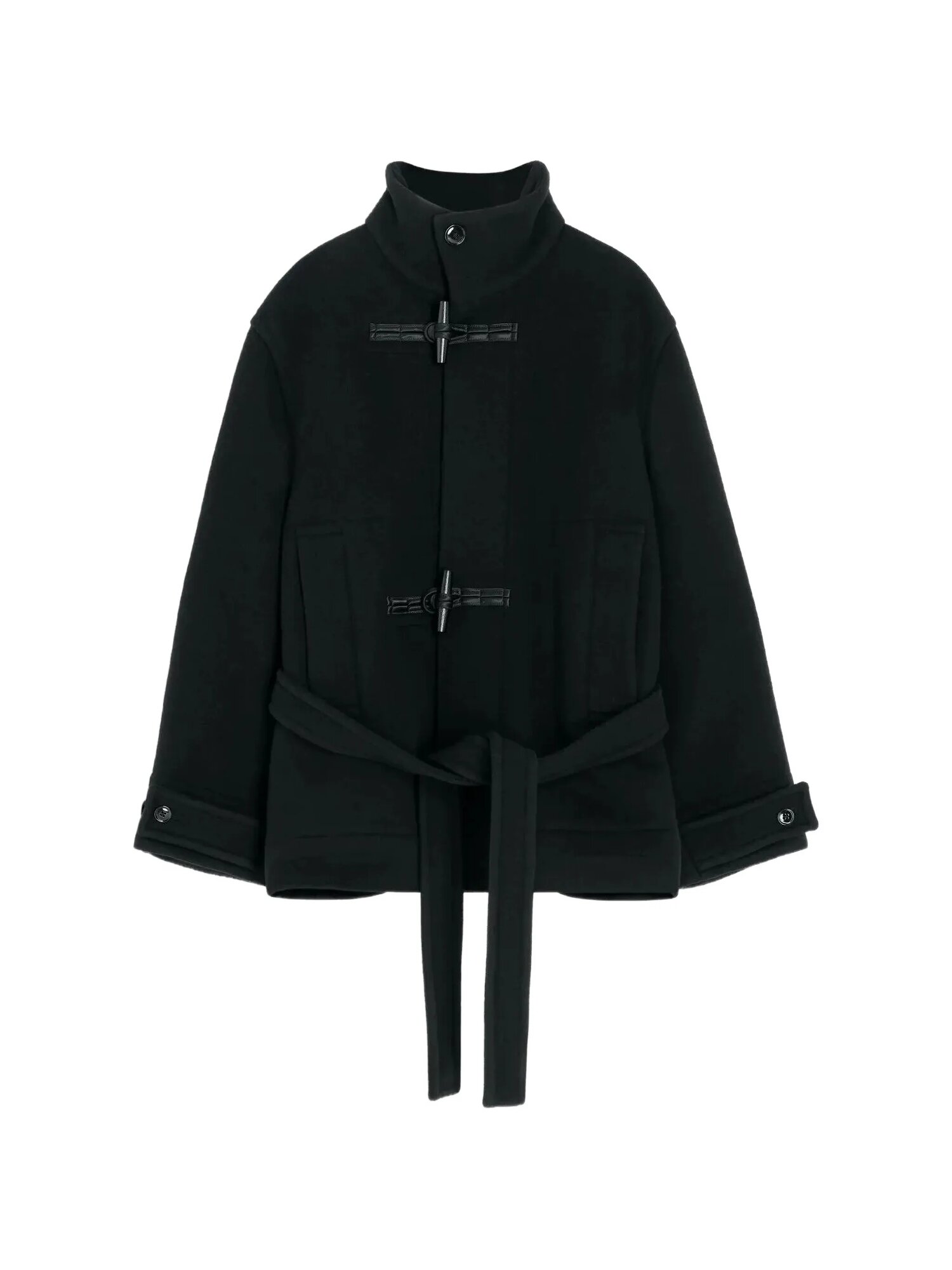 Пальто Black belted duffle coat