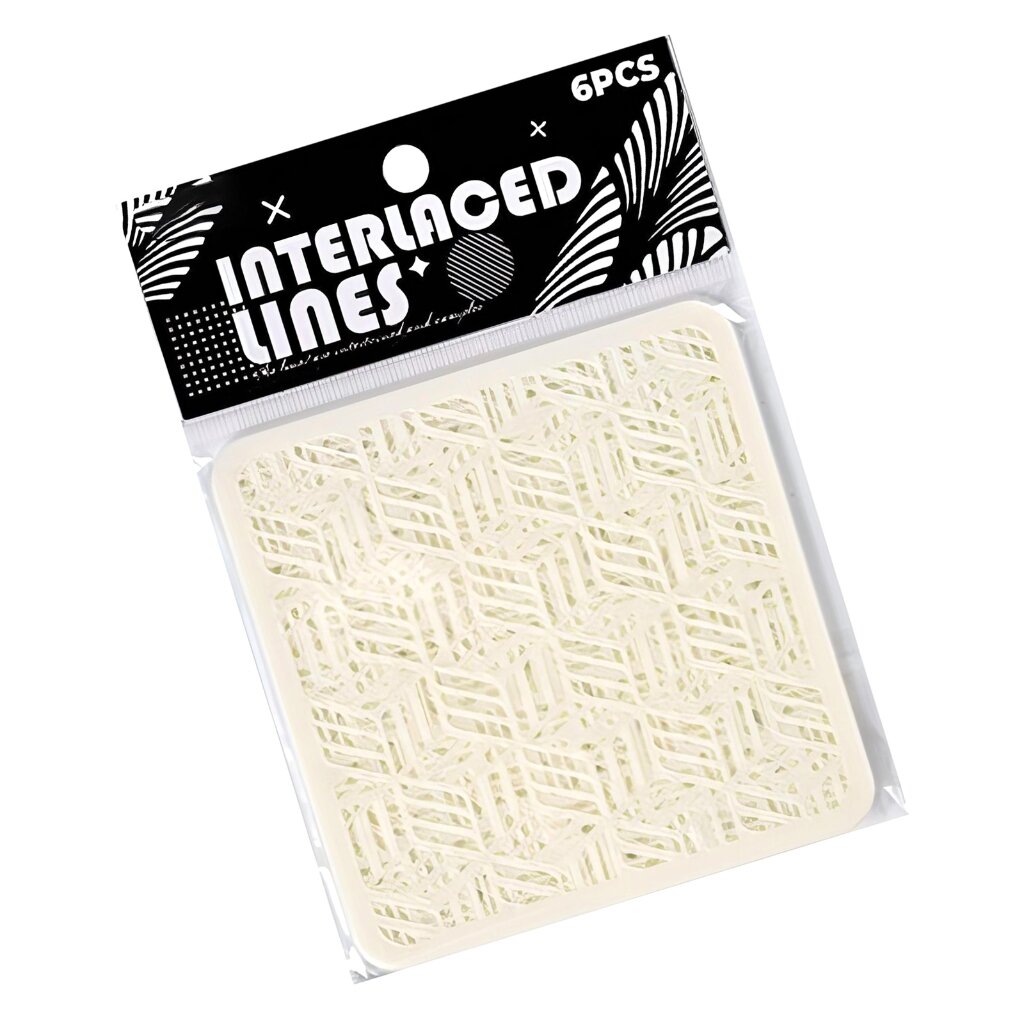 6 Шт Шаблонов для рисования Журнальных Трафаретов Многослойных Трафаретов для Альбома Вырезок