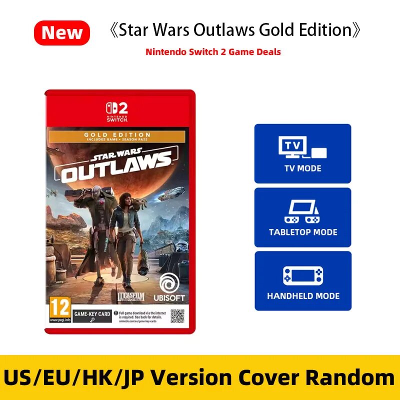 Игра Star Wars Outlaws Gold Edition Nintendo Switch 2