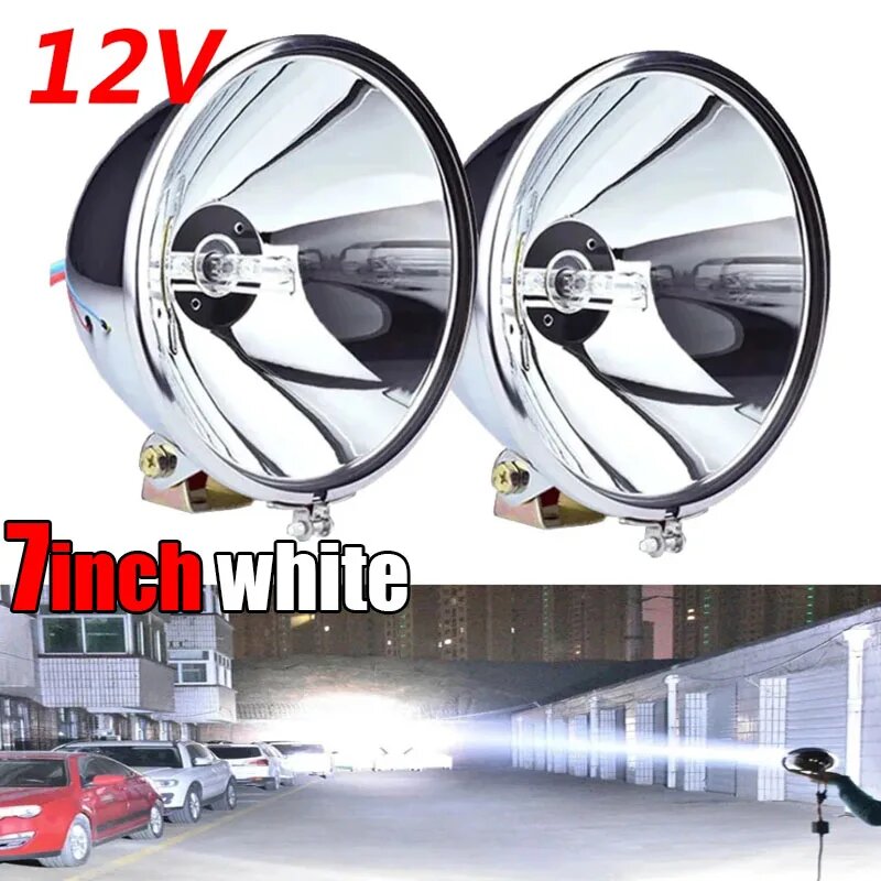 2шт 12V 7" Белые Фары для Автомобиля