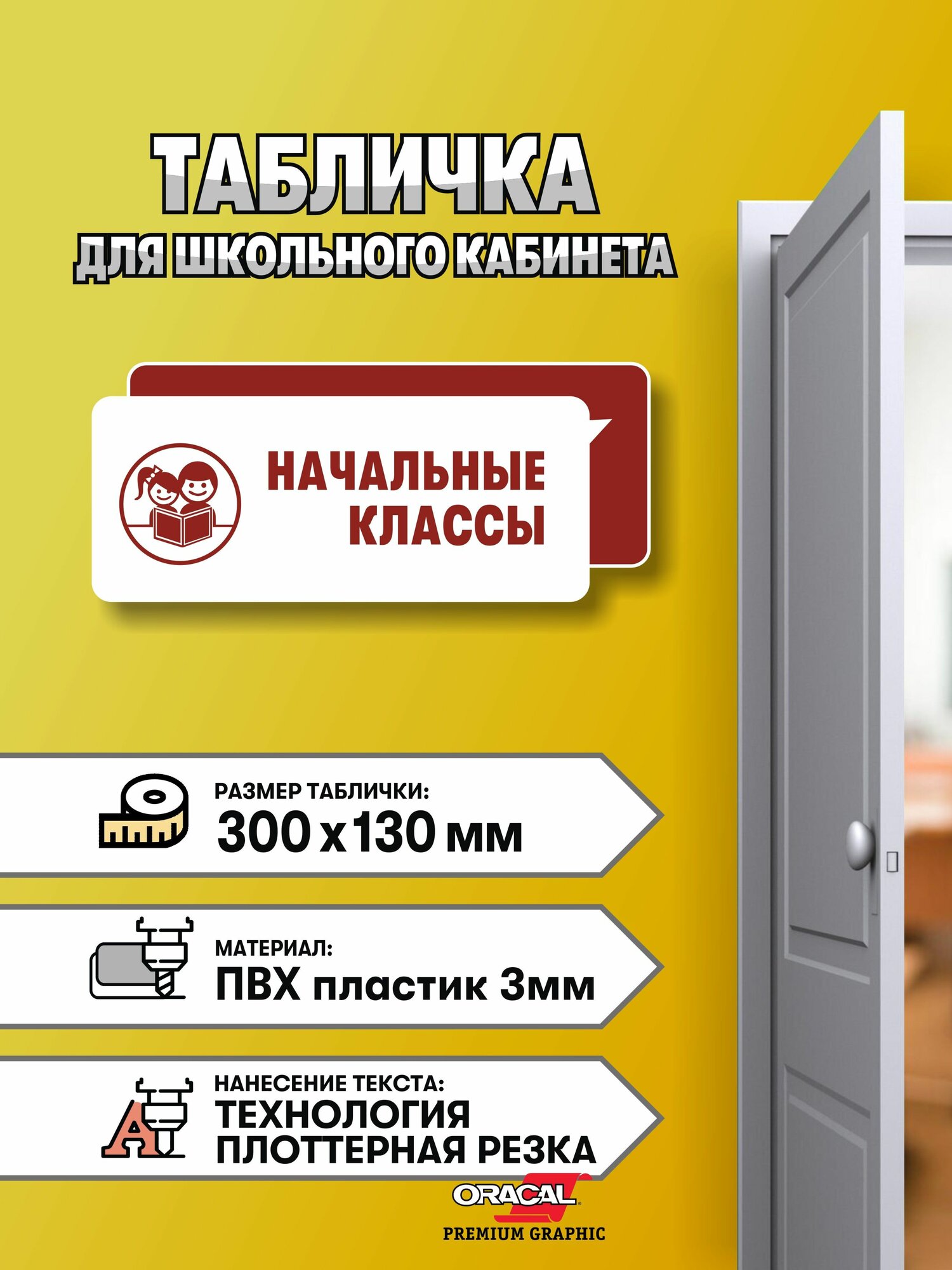 Табличка школьного кабинета
