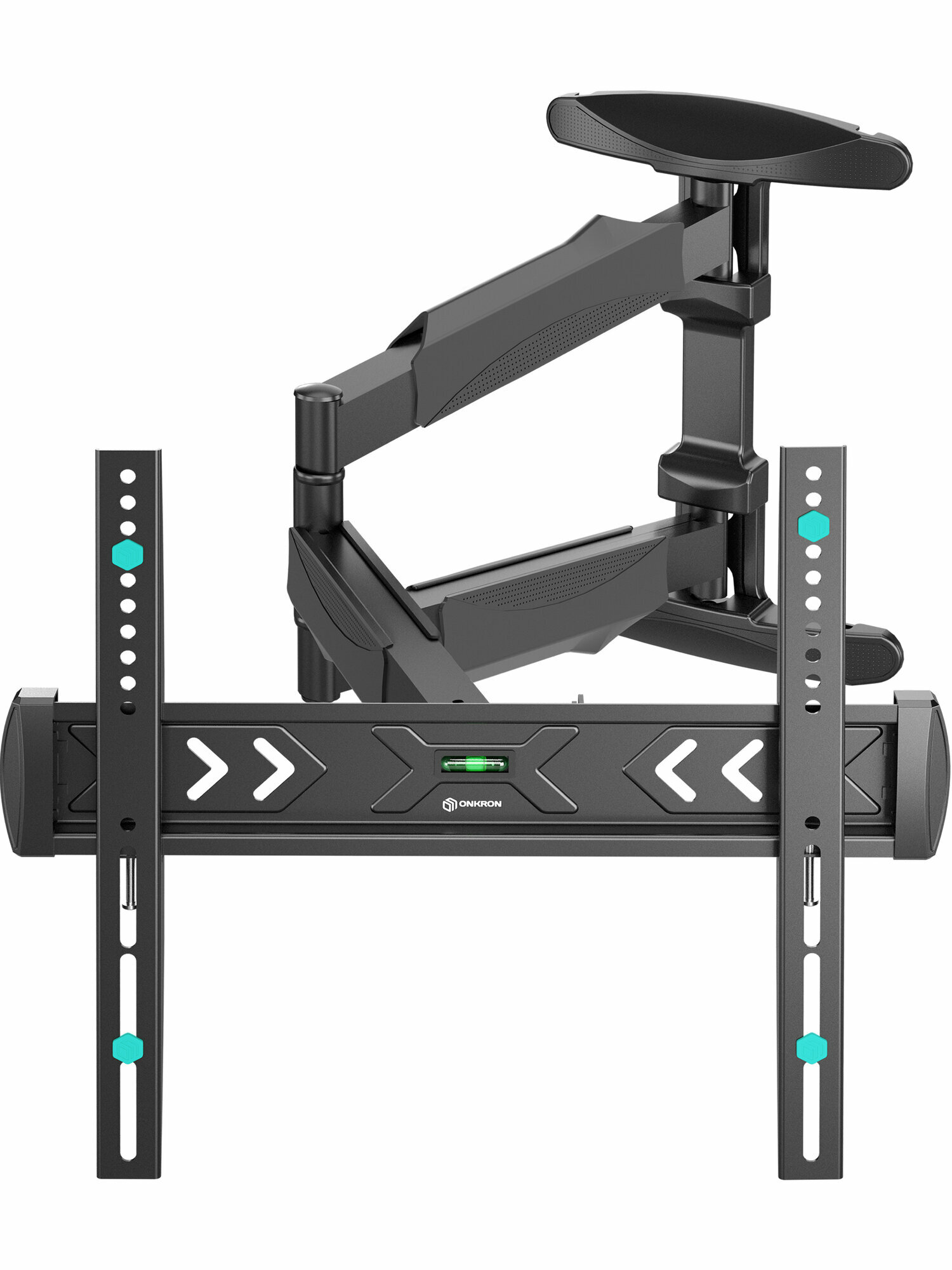 Кронштейн на стену ONKRON NP47 для телевизора 40"- 75", наклонно-поворотный, до 35 кг, чёрный