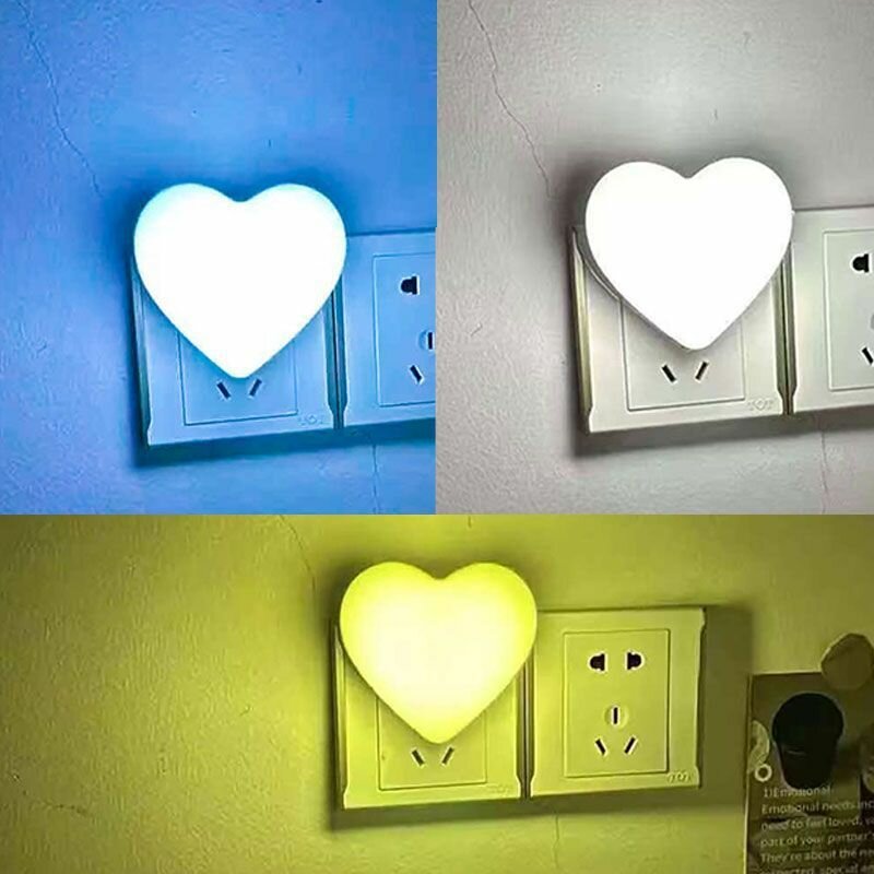 Ночной светильник LED с переключателем, атмосфера для пары, настроение в спальне, прикроватная лампа, романтическая лампа в форме сердца, оптовая продажа от фабрики
