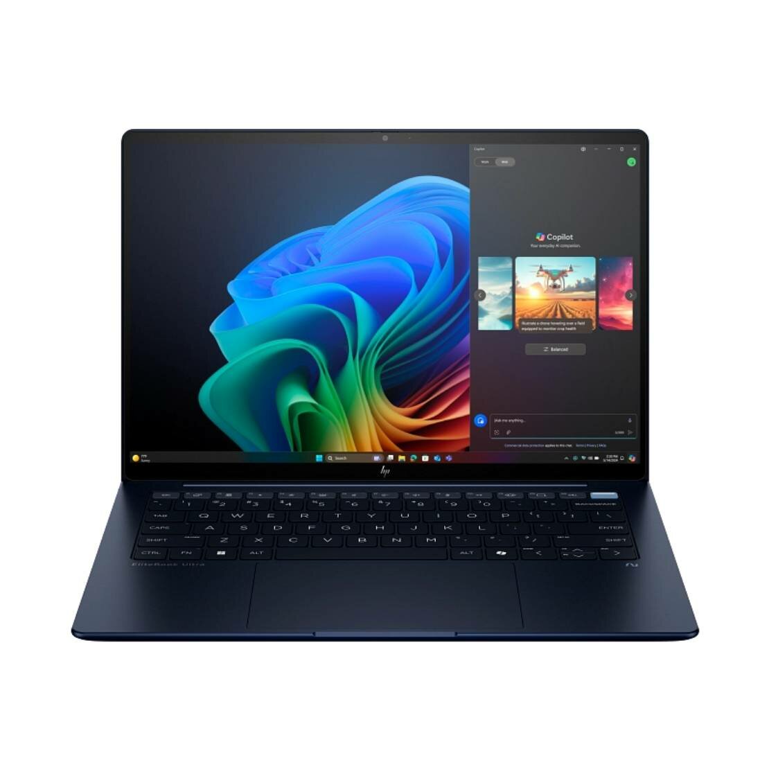 Ноутбук HP EB-U G1i 14 AI 2.8K (BA0C7ET#BH5) 14/ U7-258V/32 GB/2TB/англ. клав./W11P/темно-синий