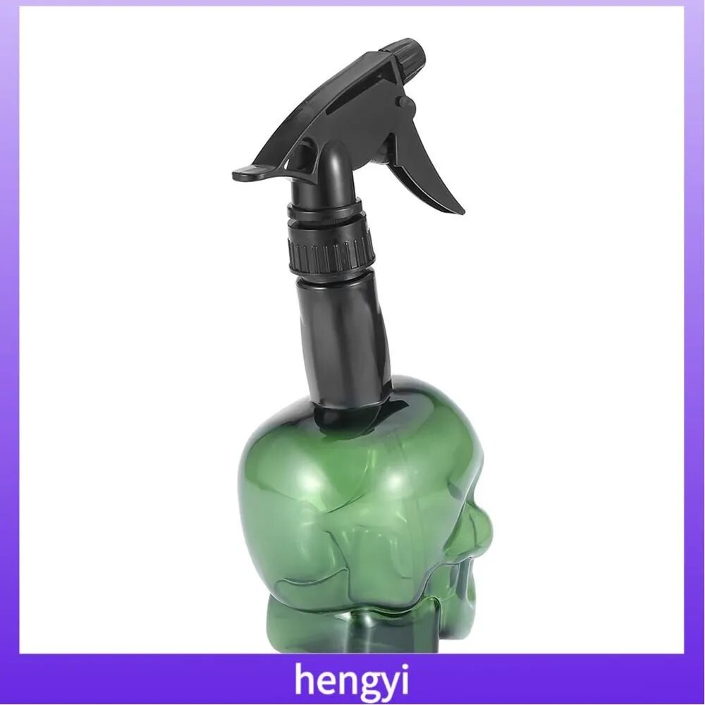 Качественная бутылка для распыления, 500 мл, стильный череп, для волос в салонах и дома