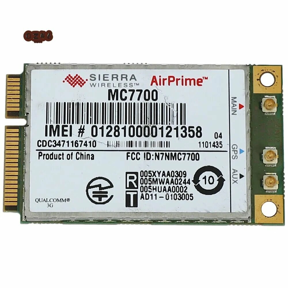 (P I N H) Разблокированная карта MC7700 3G/4G WWAN совместим с AirPrime, 100 Мбит/с 4G/3G LTE/FDD/WCDMA/Edge GPS-модуль /Linux