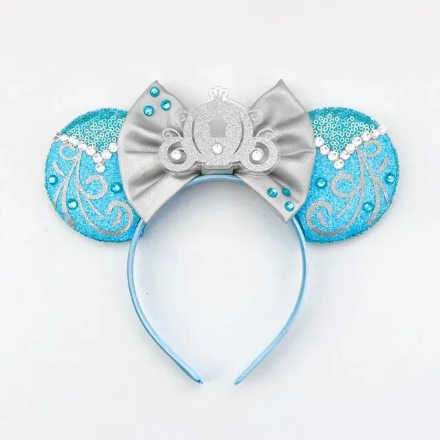 Аксессуары для волос Disney Tinker Bell для девочки: крылья, повязка на голову феи, детская повязка на голову с цветочными лозами и ушками, женская повязка на голову Silver Mist для малышей.