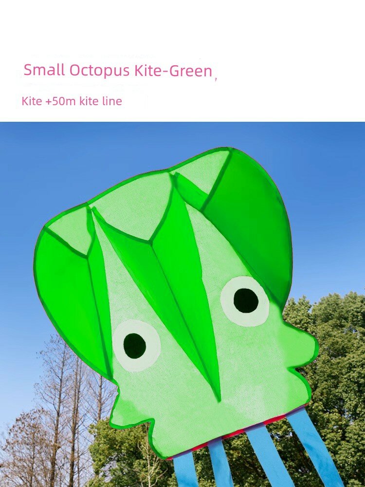 Детский воздушный змей-осьминог, легко управляется в легком ветре, новая модель 2025 года для весенних прогулок детей