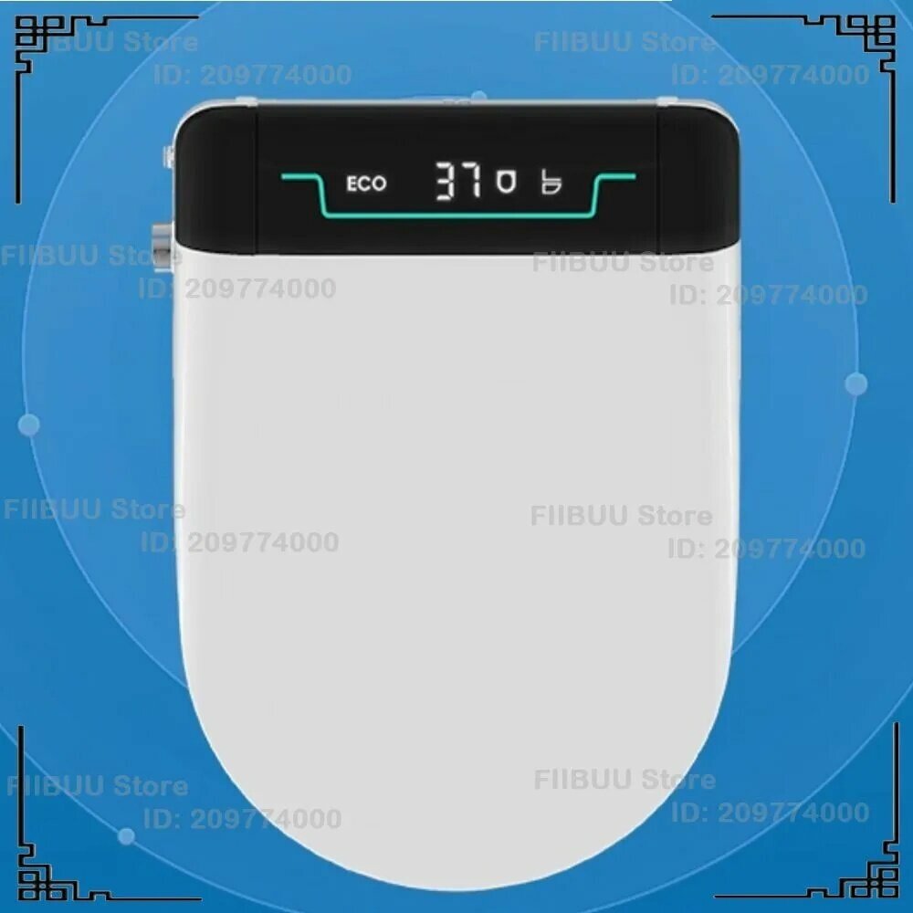 U-образная Интеллектуальная крышка биде для унитаза, умное сиденье с подогревом, автоматическое открытие крышки, тёплый воздух, самоочистка, дистанционное управление, ночная подсветка, IPX4