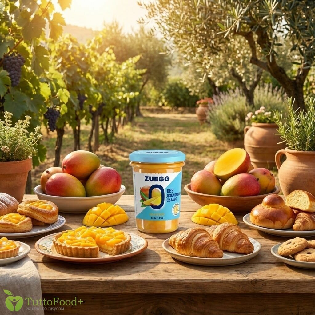 Конфитюр ZUEGG Zero Манго без сахара 220г