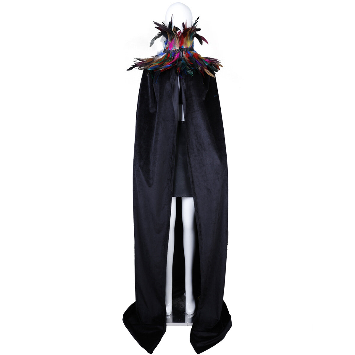 2026 Перьевой плащ для Хэллоуина, перьевая жилетка, искусственный воротник, согреватель для шеи, перьевый плащ Amazon