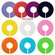 Пластиковые разделители для одежды, цвет: mixed color