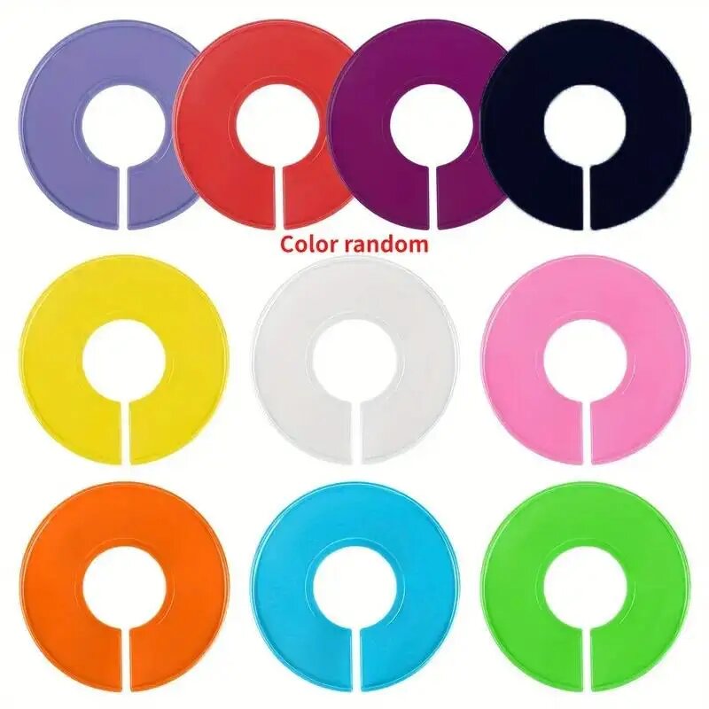 Пластиковые разделители размеров для одежды, цвет: mixed color