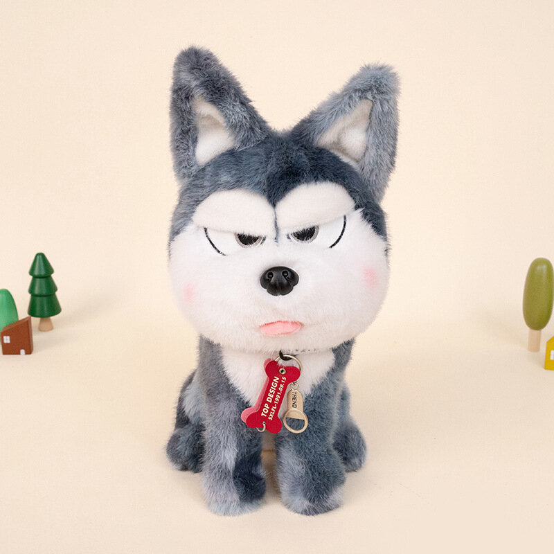 Милый плюшевый игрушечный хаски из Дохи, мягкая игрушка, очаровательная кукла для детей, изысканный подарок-компаньон