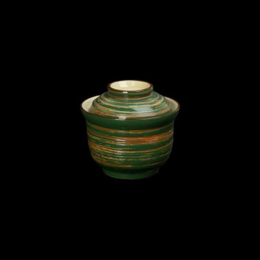 Бульонная чашка с крышкой China Town, фарфор, 280 мл