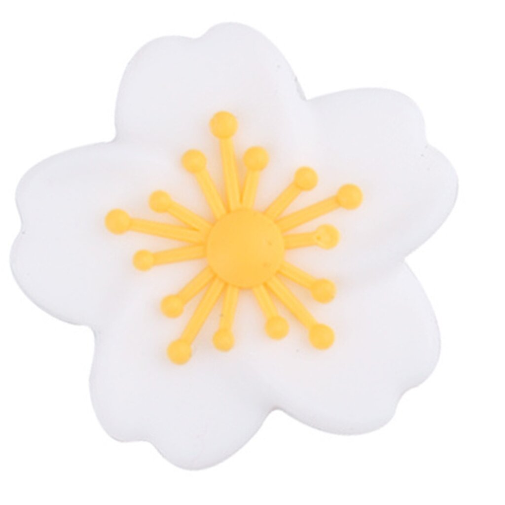 Силиконовые Бусины Из цветка Бегонии Своими Руками-Бело-Желтая Сердцевина