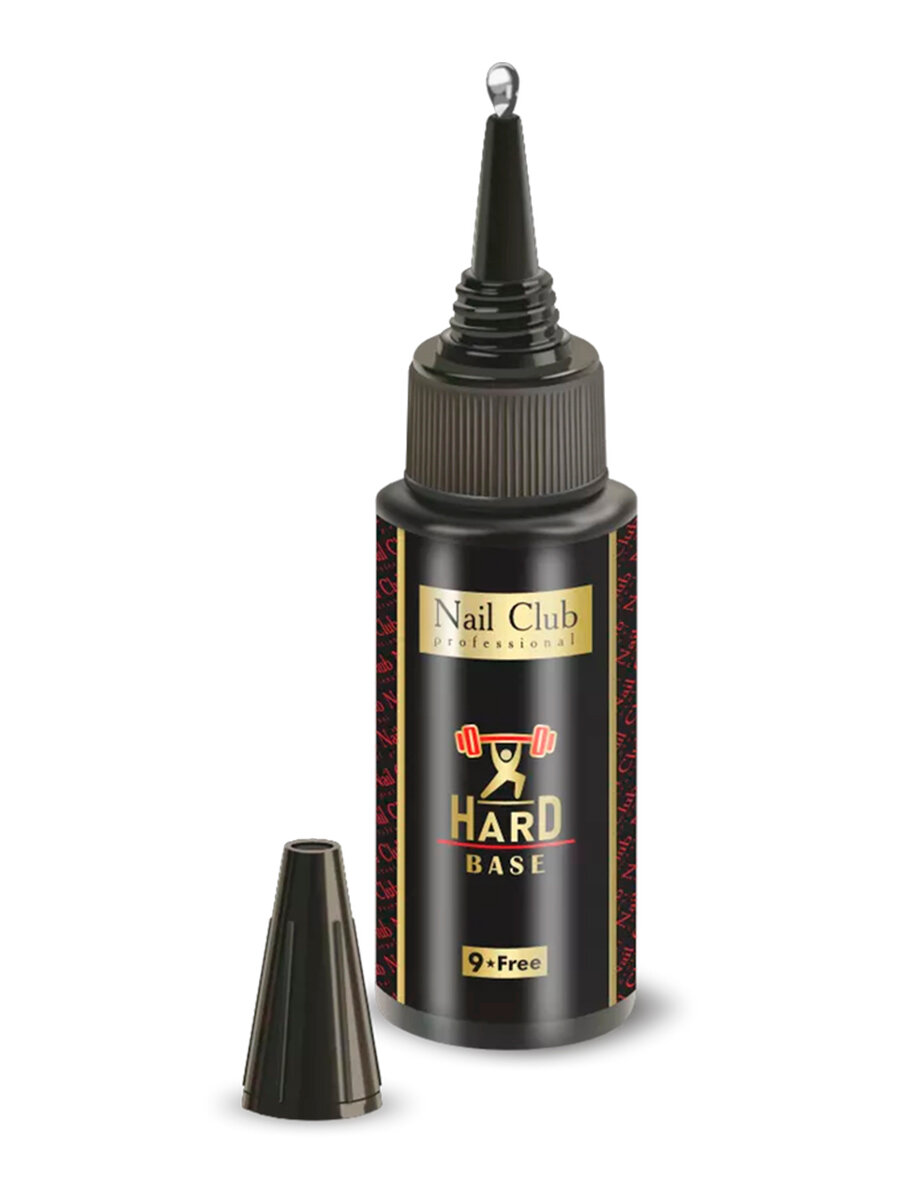 Nail Club База для гель-лака HARD BASE, дозатор для флакона 30 мл.
