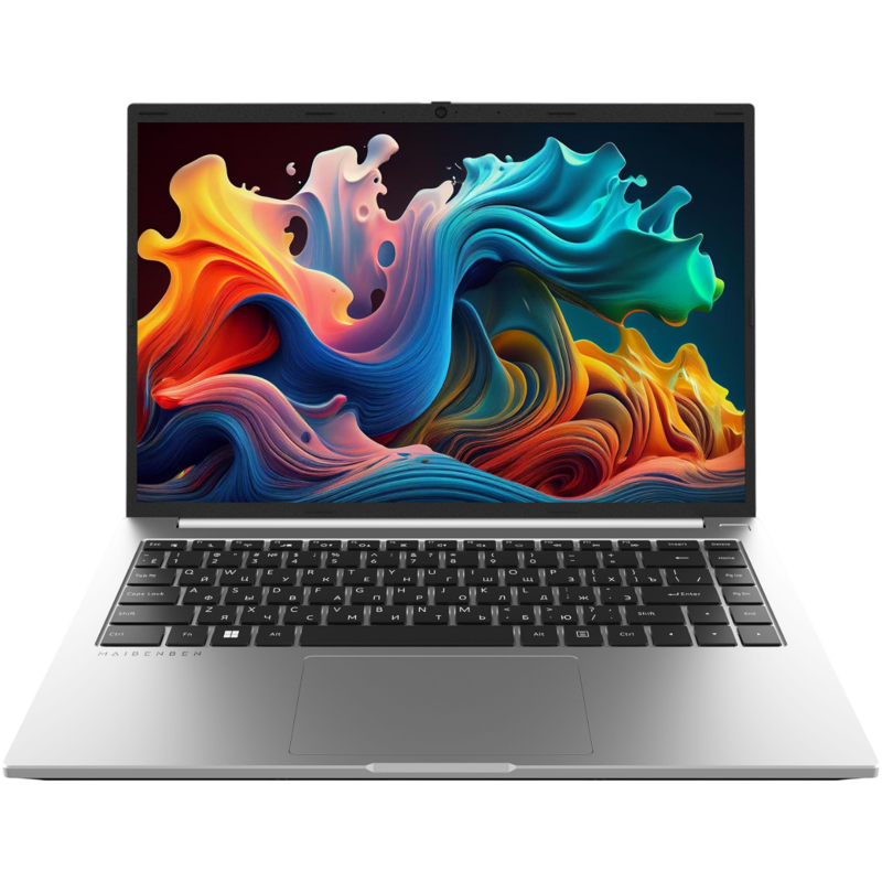Ноутбук Maibenben Smart S14B 14.5"(3072x1920 (матовый) IPS)/AMD Ryzen 5 6600H(3.3Ghz)/16384Mb/512PCISSDGb/Int: AMD Radeon 660M/Cam/BT/WiFi/60WHr/war 1y/1.6kg/Silver/Linux + Screen 120Hz, 400nits, 16:10