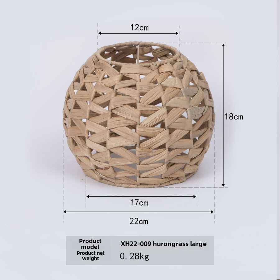 Абажур из соломы XH22-009 Hu Lu большой, абажур из ротанга, люстра в китайском стиле для ресторана с горячим питанием, чайной, гостевого дома
