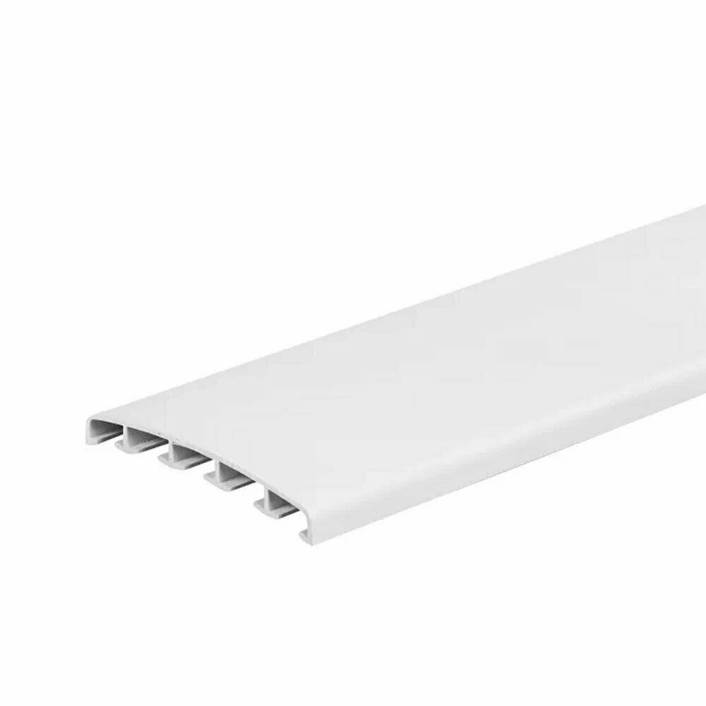 Наличник ПВХ 95х10х1500 6 шт. белый, ( крепеж в комплекте) для дверей и окон