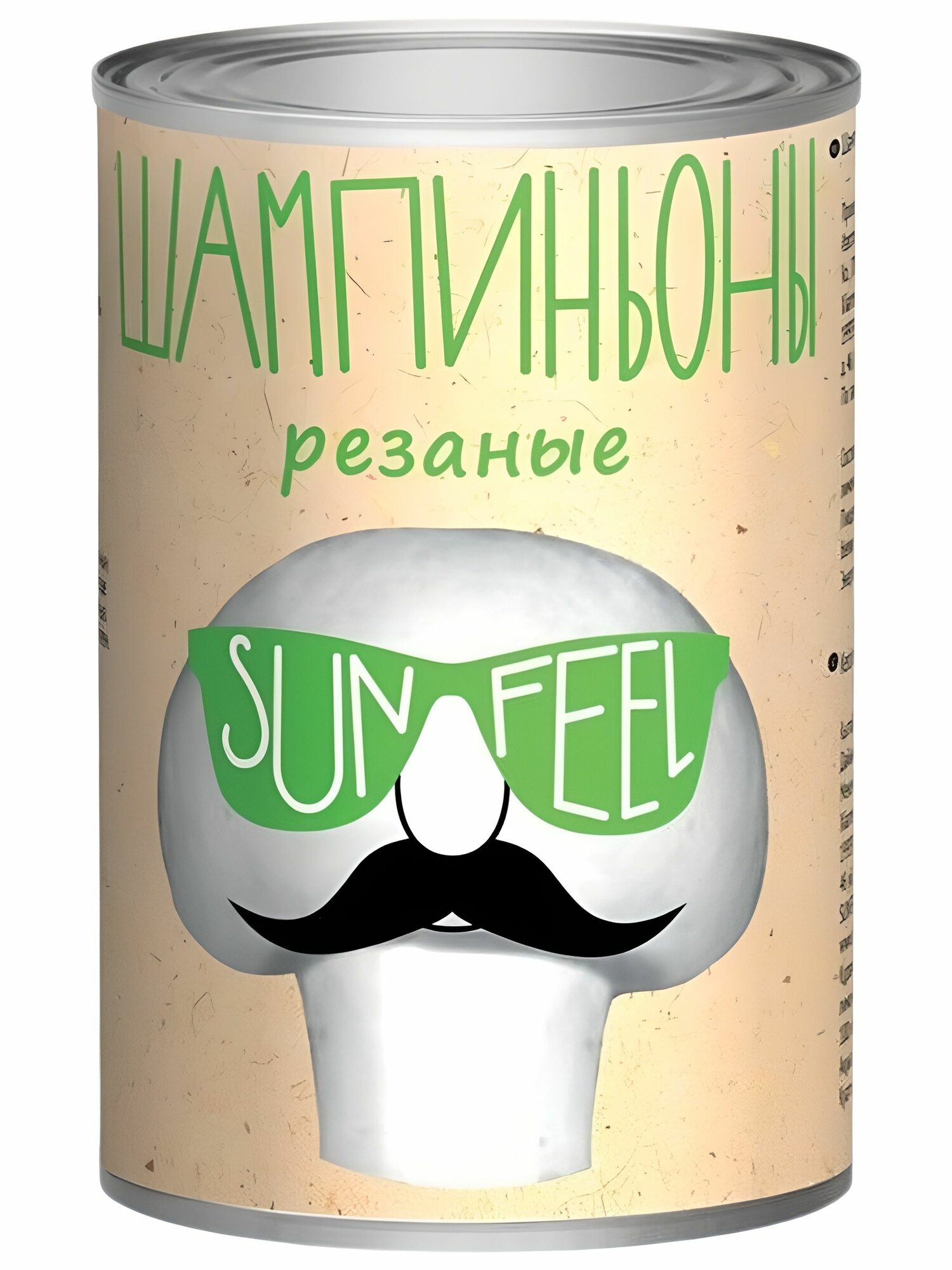 Шампиньоны резаные консервированные 425 мл "SunFeeL", 2 банки