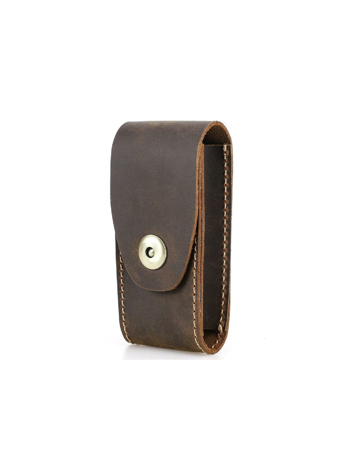 Футляр для хранения складного ножа из кожи crazy horse в стиле ретро