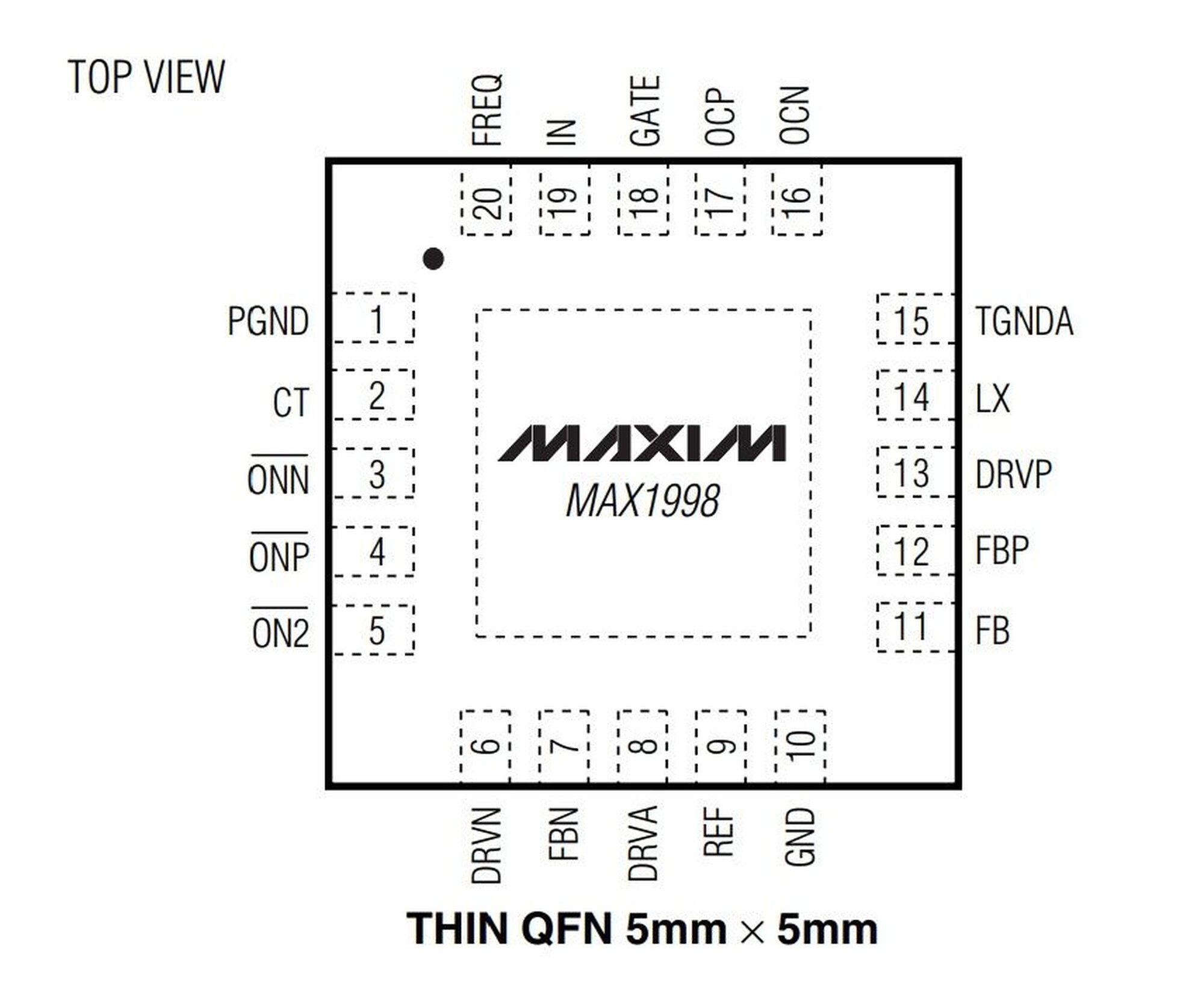 Микросхема MAX1987ET