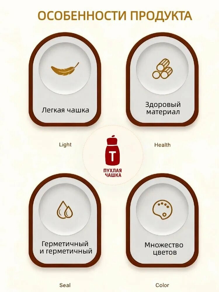 Термос Крышка-чашка, 0.3 л — фото 1