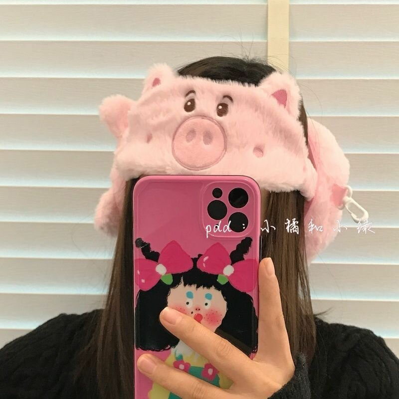 Милая маска для глаз в виде Дамбо 2-в-1, подушка для сна, мягкая подушка для сна для студентов в общежитиях, светонепроницаемая подушка для отдыха и сна.