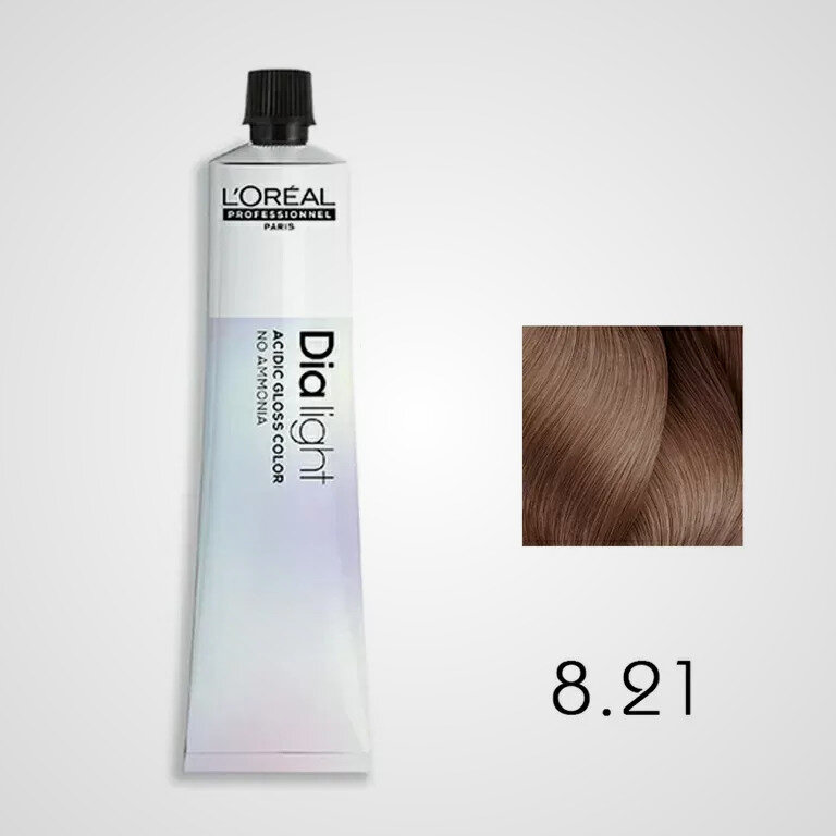 Краска для волос Dia Light 8.21 50 мл L'Oreal Professionnel Dia Light 8.21 Краска 50 мл