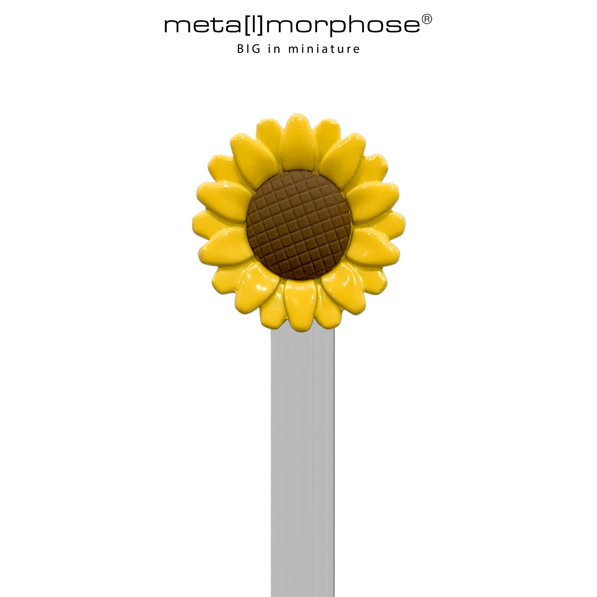 3D Солнечный цветок Металлическая закладка от Metalmorphose Элегантный подарок для любителей книг