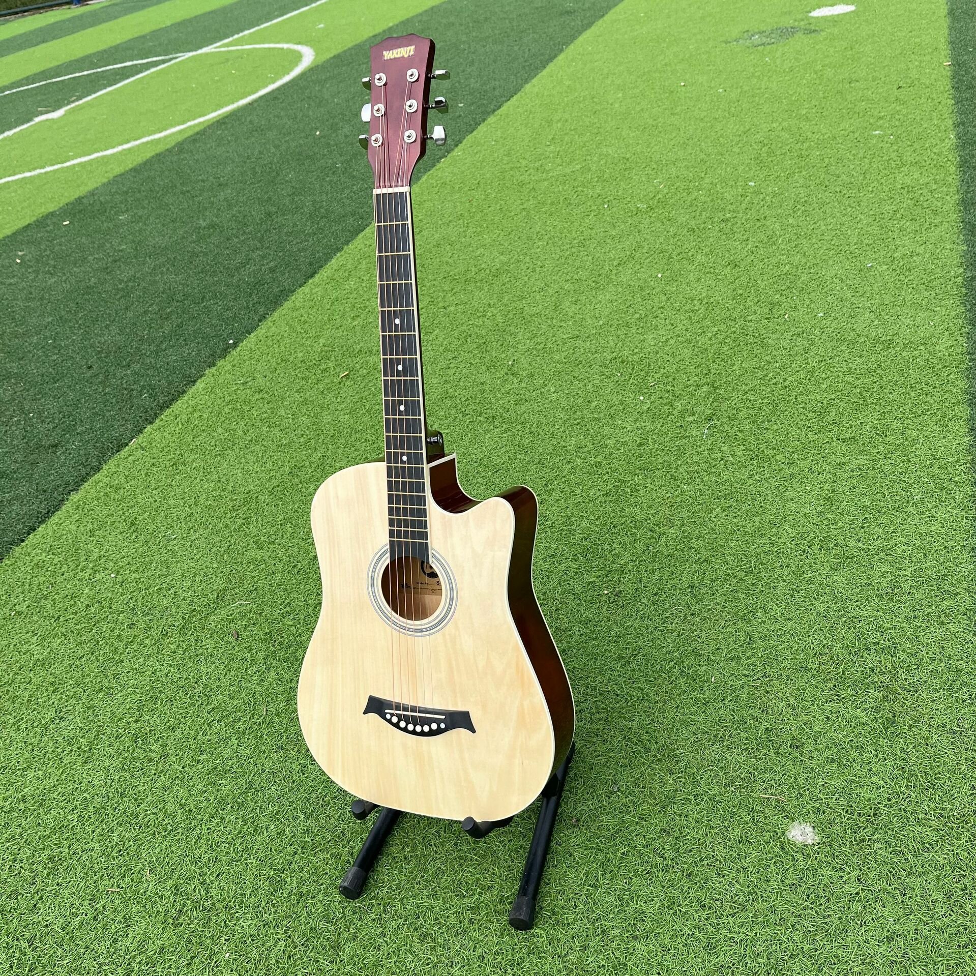 2026 Полированная народная гитара, деревянная гитара, 41inch целлулоидных краев, глянцевый народный инструмент, кросс-бордер, одночастный дропшиппинг