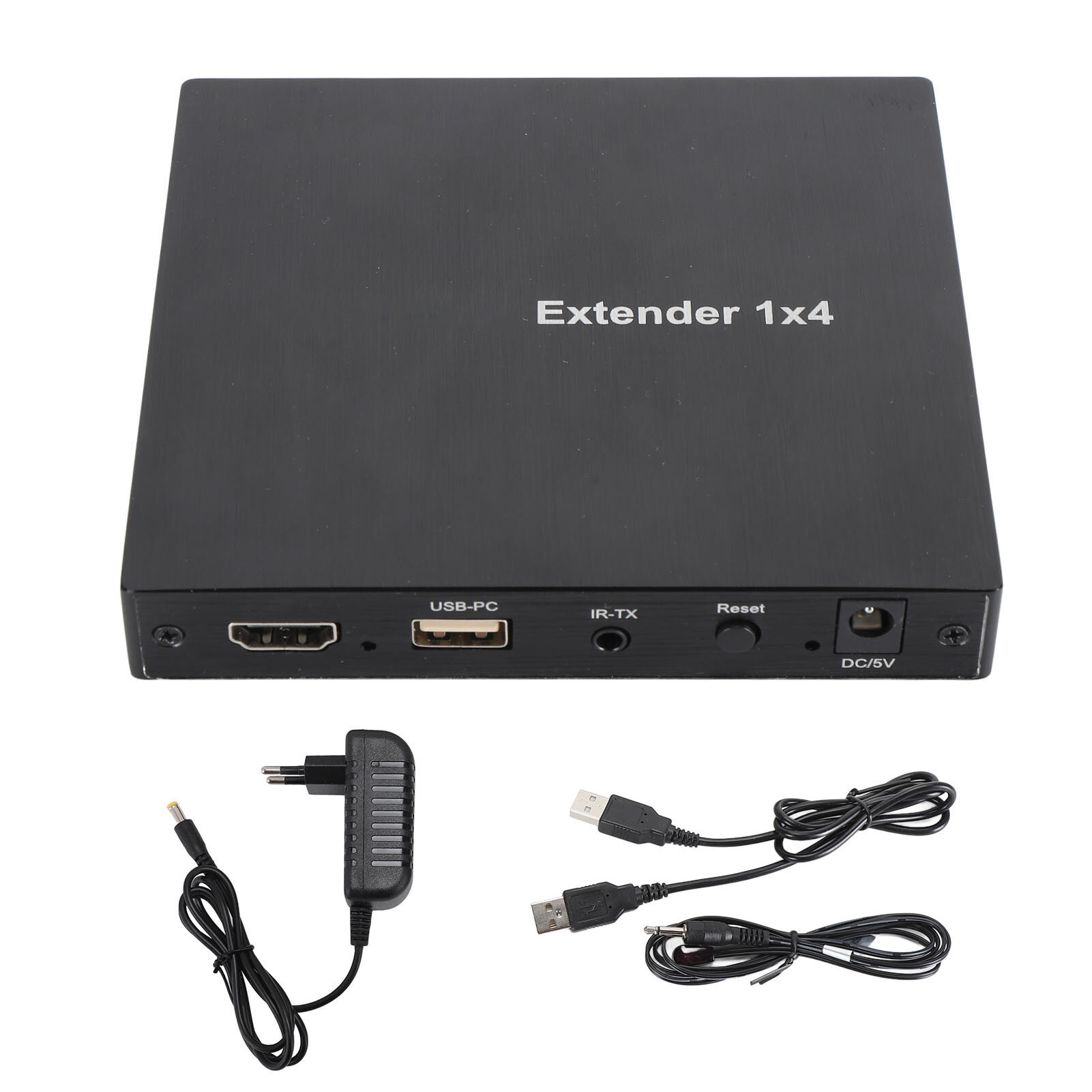 Расширитель HD Multimedia Interface, сплиттер 1x4, 1080p, до 656 футов, KVM, для ТВ 100-240 В, вилка EU.