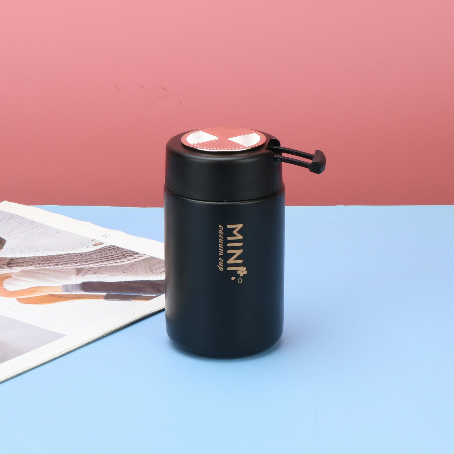 Изолированная кружка из нержавеющей стали для женщин, компактная и портативная мини-кружка, промо-подарок, подарок для студентов, сувенирная кружка для воды