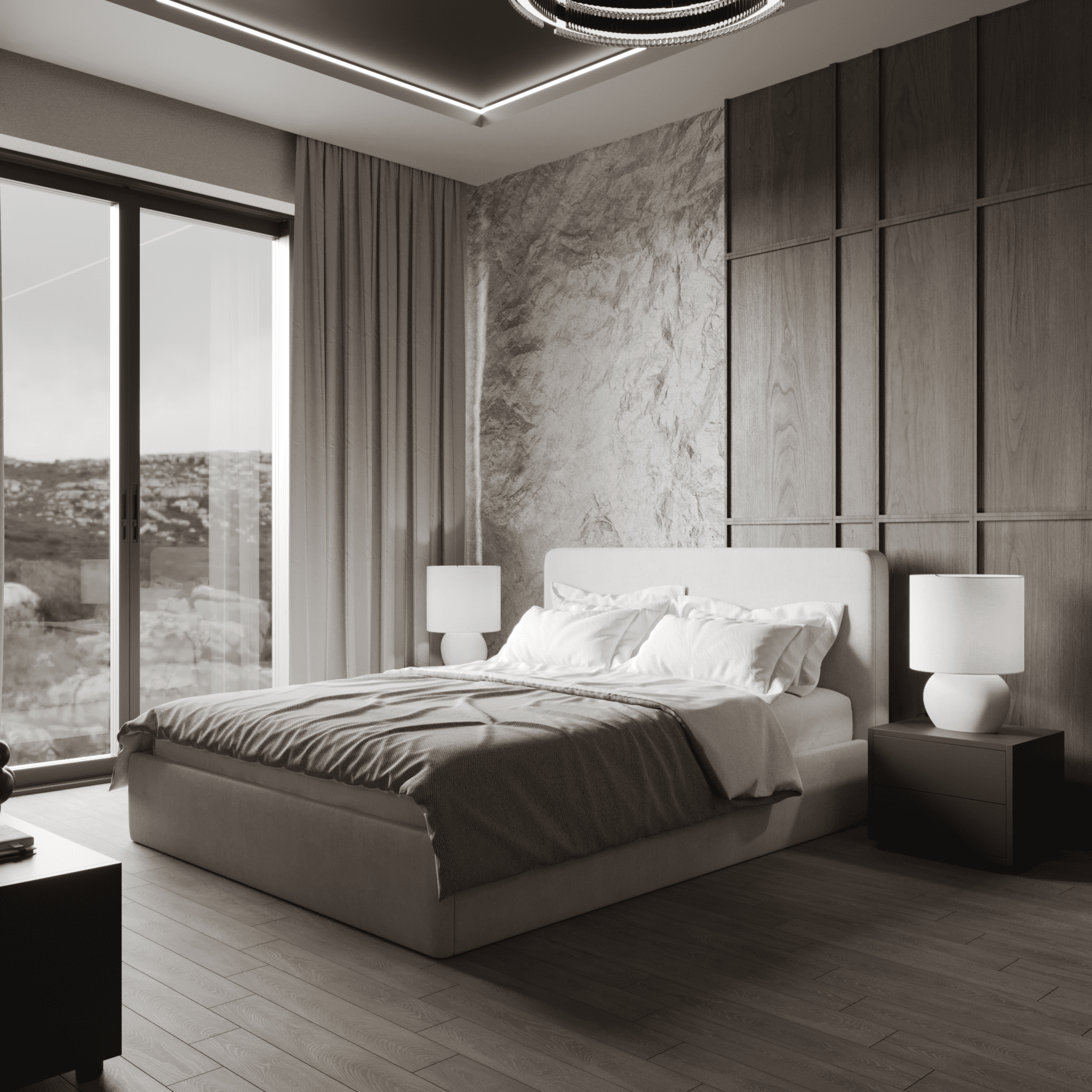 Кровать Айсберг 140х190, мягкое изголовья , дизайн решения , минимализм , комфорт, уют