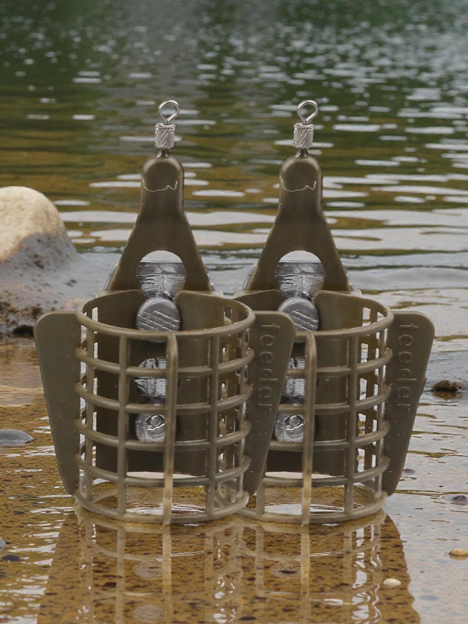 Кормушка рыболовная Mitin Пикер, фидерная, 35 г, набор 2 шт.