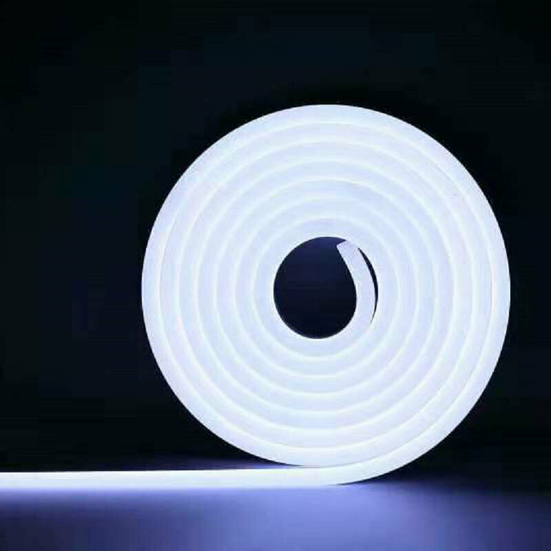 2026 Гибкая неоновая лента 12V Водонепроницаемая Стильная Силиконовая LED Неоновая Лента для улицы Легко Сгибаемая Лента Световой Короб Регулируемая