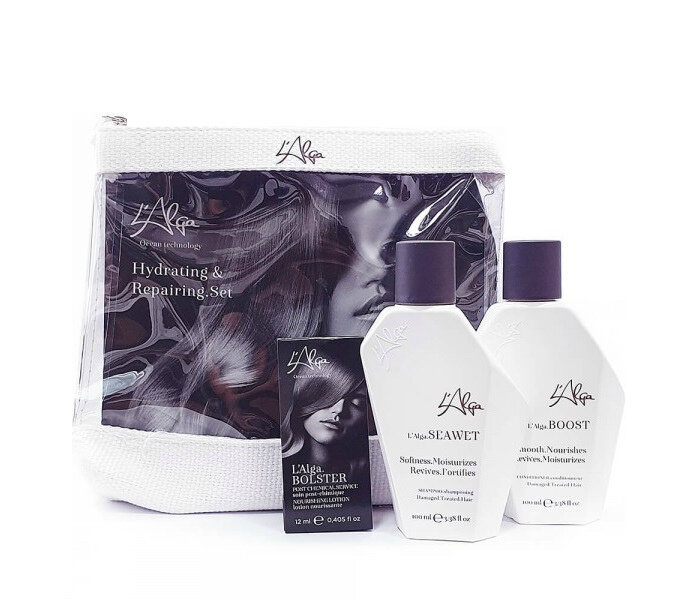 Набор дорожный Увлажнение и восстановление для волос шампунь 100 мл, кондиционер 100 мл, лосьон 12 мл