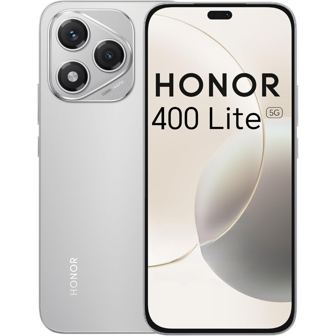 Смартфон HONOR 400 Lite 8/256 ГБ Ростест/ЕАС, NFC, Dual nano SIM, серый
