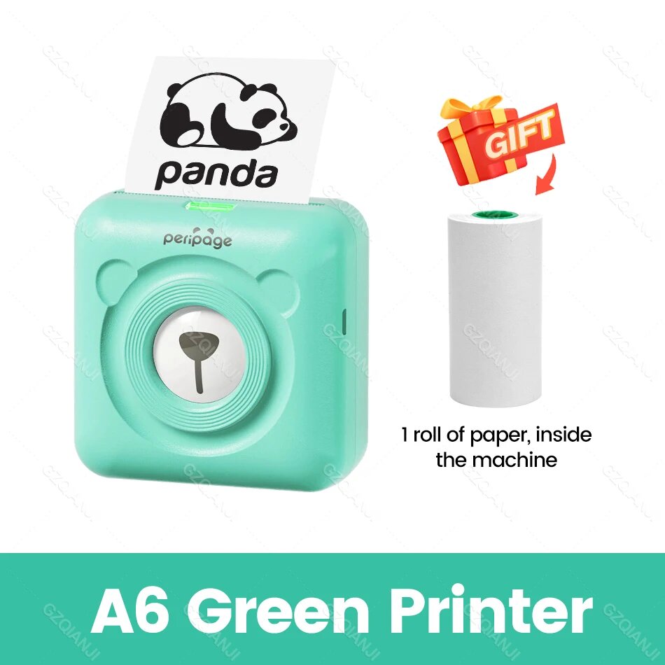 Термопринтер Peripage A6 Green