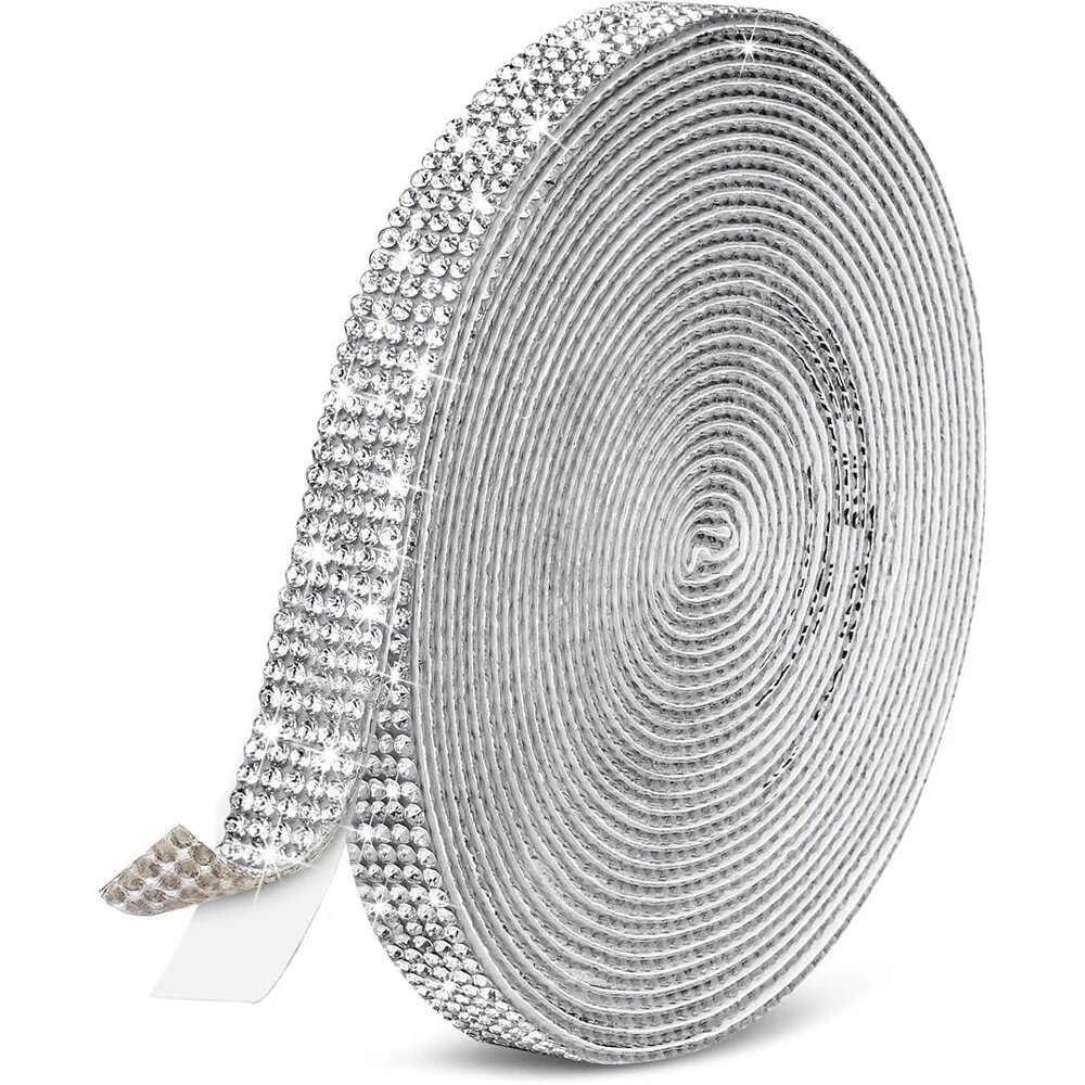 Серебряная Самоклеящаяся Лента С Блестками, Блестящие Принадлежности Для Изготовления Браслетов