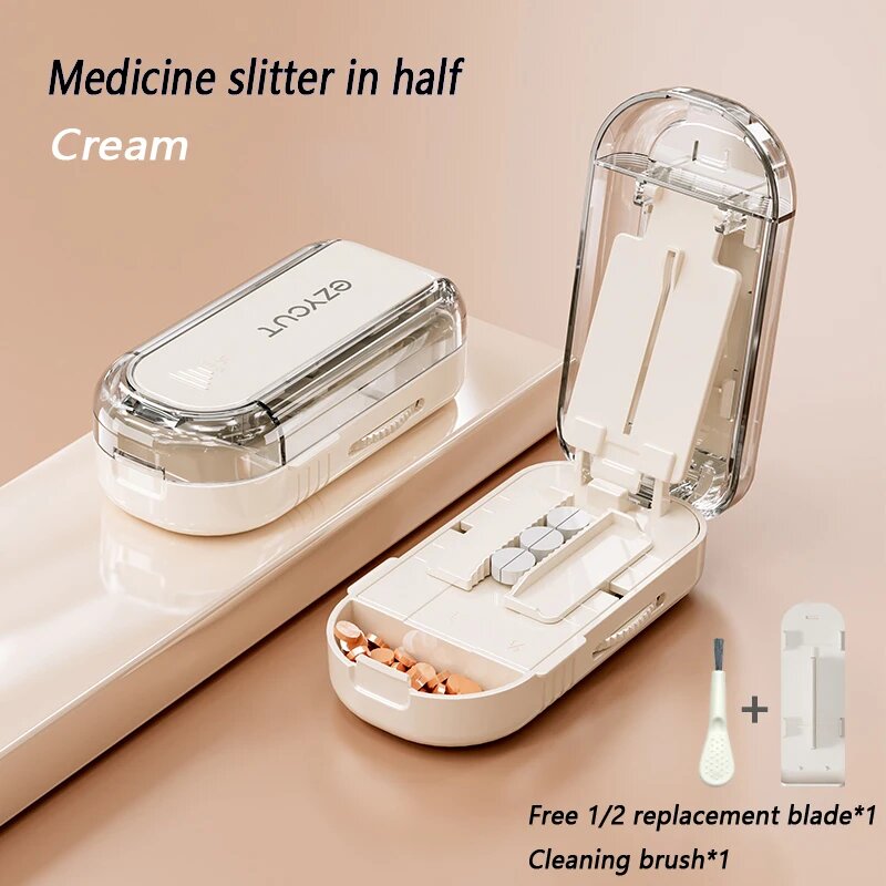 Разделитель таблеток Cream, Цвет: 1-2-White
