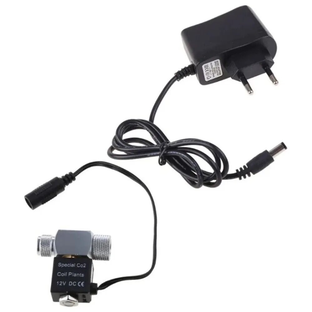 Низкотемпературный электромагнитный клапан с двойным интерфейсом для аквариума CO2, автоматическим переключением DIY-двойная головка-стандарт США