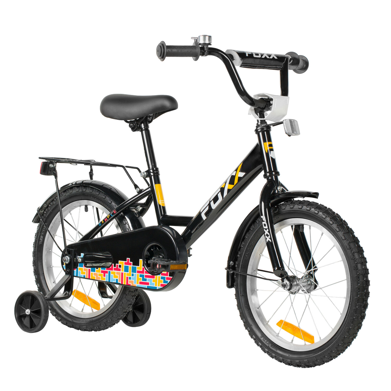 Велосипед FOXX 16" SIMPLE чёрный,163SIMPLE. BK6