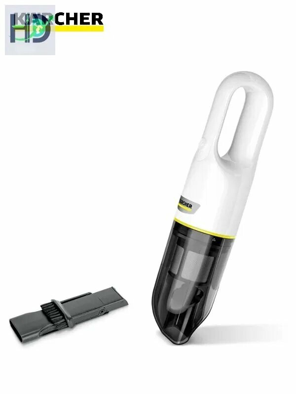 Беспроводной автомобильный пылесос Karcher VCH2 /CVH2, White: 5000 Па, 35000 об/мин, HEPA12, боковой выдув, тихий(1.198-400.0)