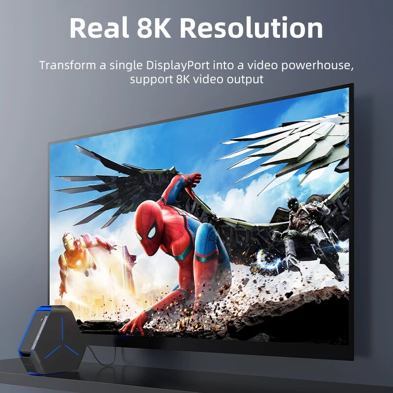CABLETIME Адаптер DP на HDMI 8K/4K — фото 1