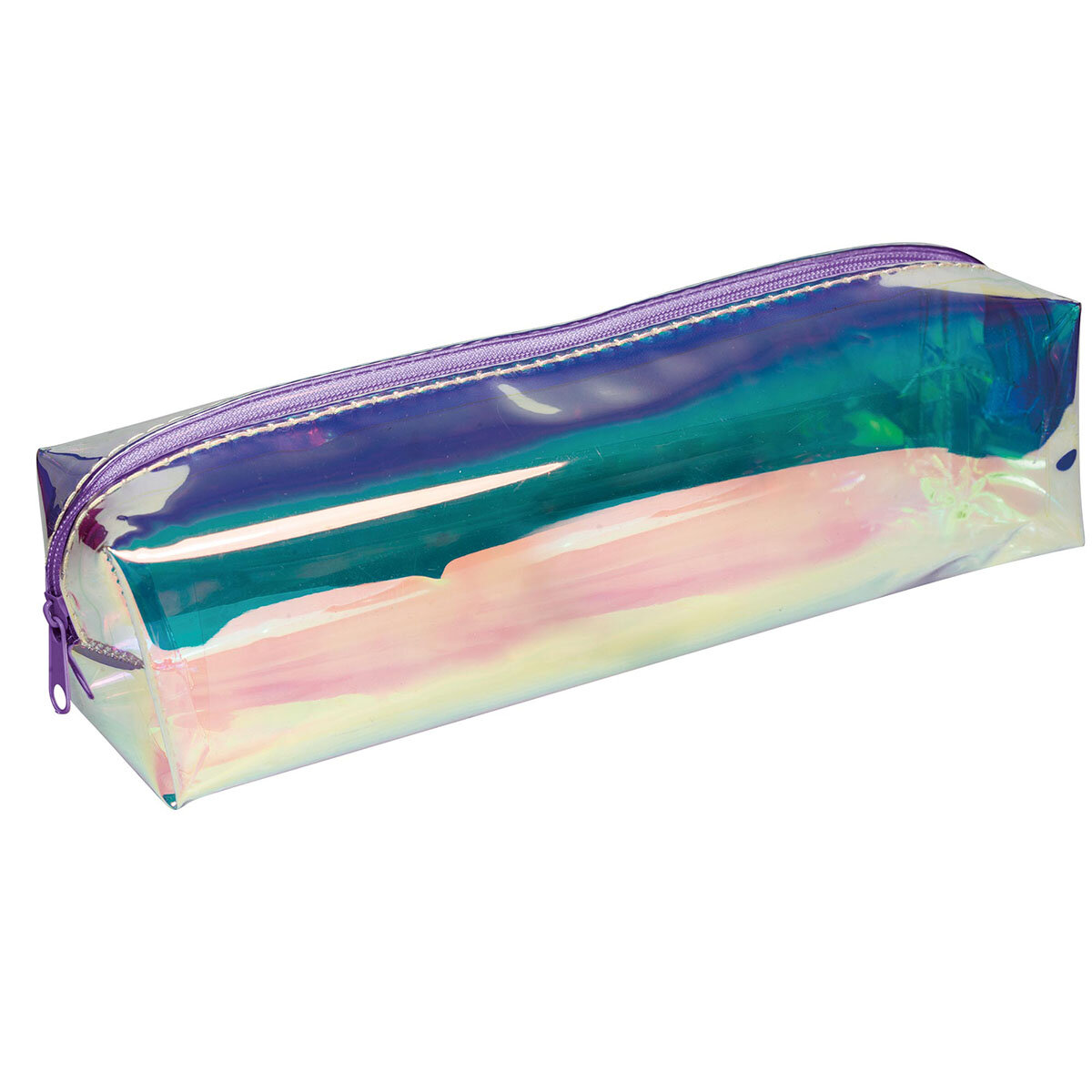 Пенал ONLINE "Pencil Case", для ручек, на молнии, 22х7х7 см, пвх, радужный