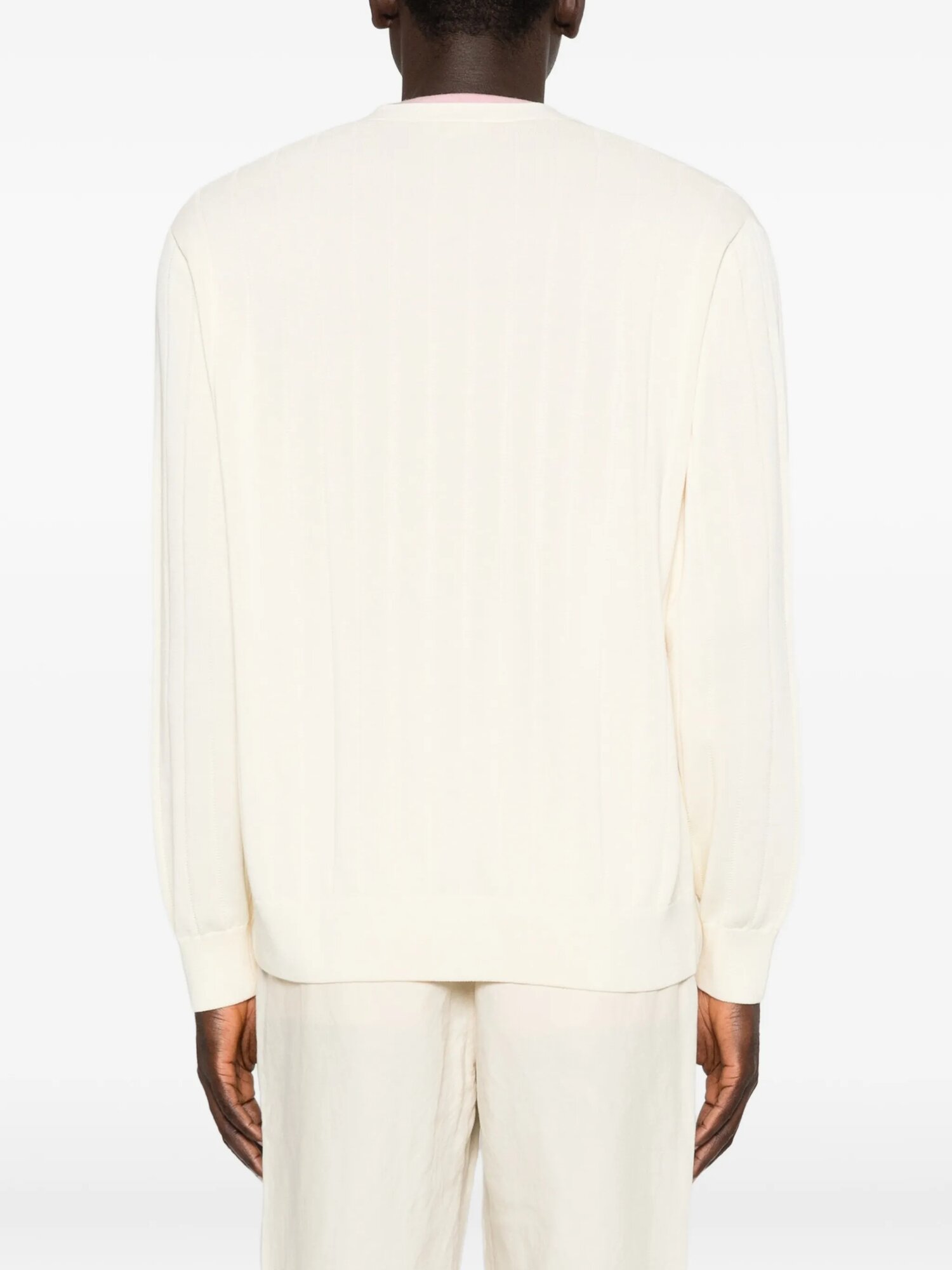Кардиган LACOSTE Button ribbed cardigan, размер 2XL, разноцветный — фото 1