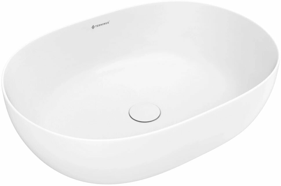 Раковина-чаша Terminus Прато 03RN60x41x14W 60x41,5 см, накладная, белый