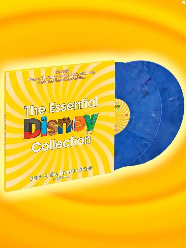 Виниловая пластинка Дисней - The Essential Disney 2LP (blue)London Music Works & The City of Prague Philharmonic Orchestra — фото 1